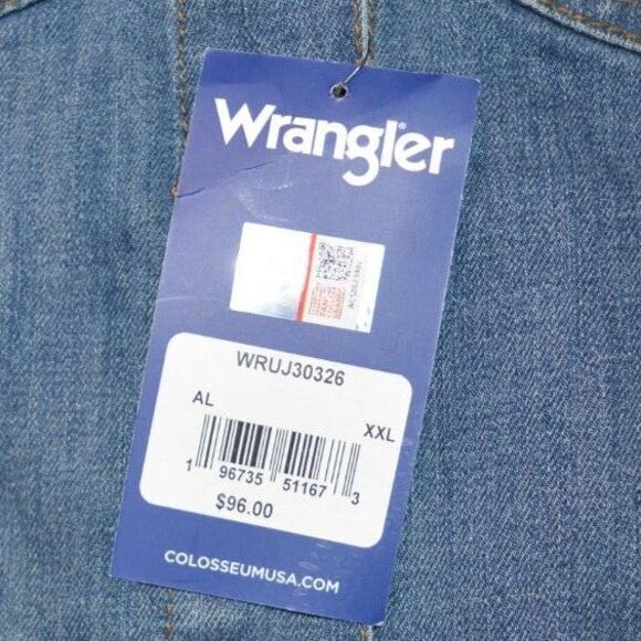 Wrangler | Jackets & Coats | Wrangler Retro Collegiate Embroidered ...